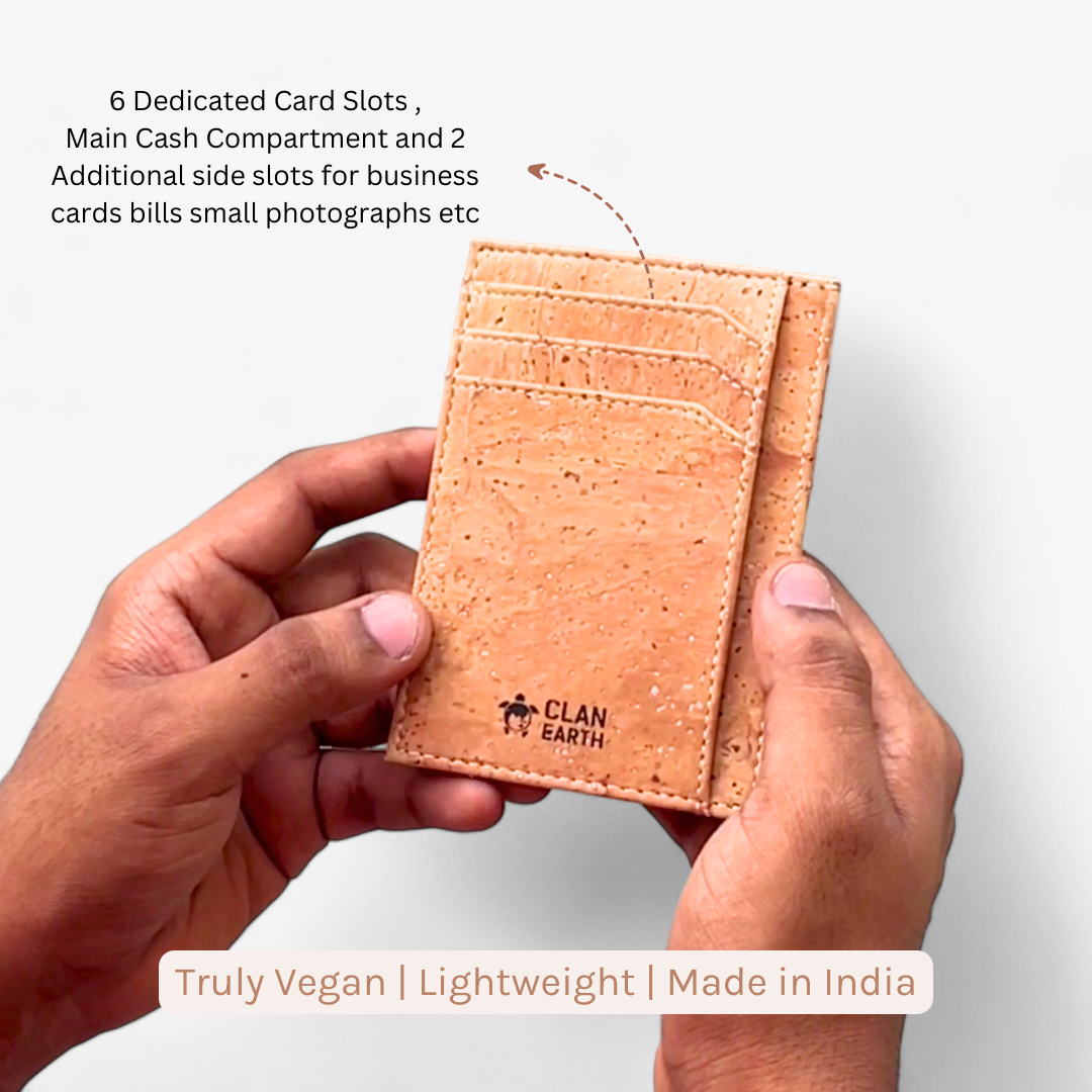 New and Better Dodo Cork Wallet made of Portugal Bread Vein Cork - Uni ...