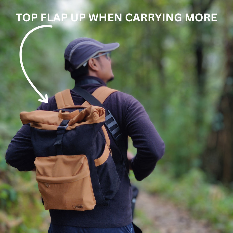 Armadillo Backpack - Water Resistant Canvas Flaptop Travel Backpack – Clan Earth