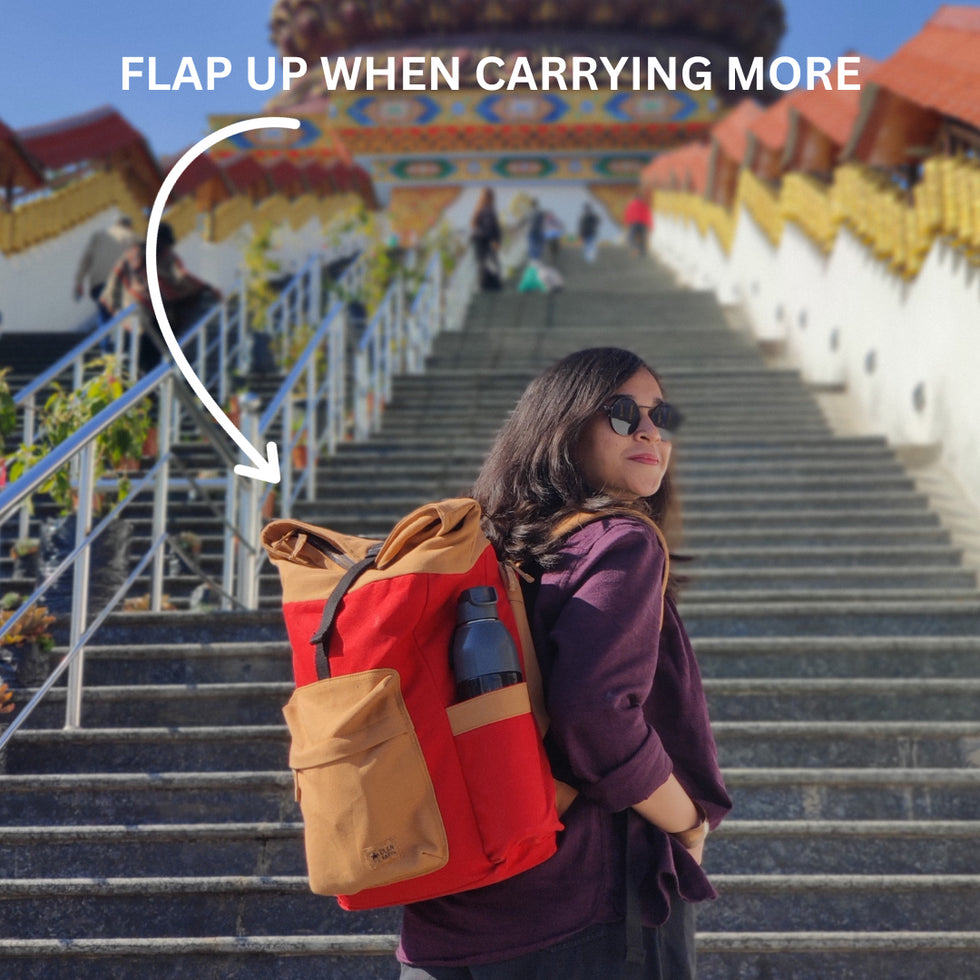 Armadillo Backpack - Water Resistant Canvas Flaptop Travel Backpack – Clan Earth