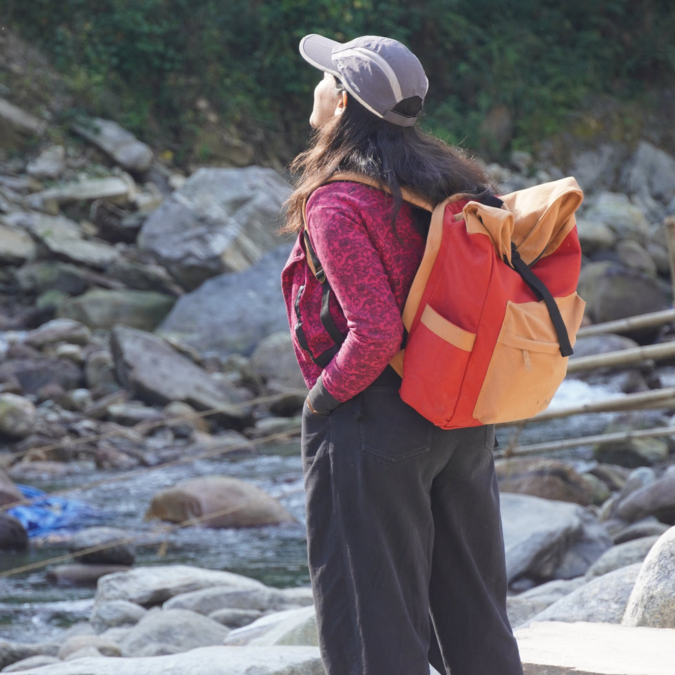 Armadillo Backpack - Water Resistant Canvas Flaptop Travel Backpack – Clan Earth