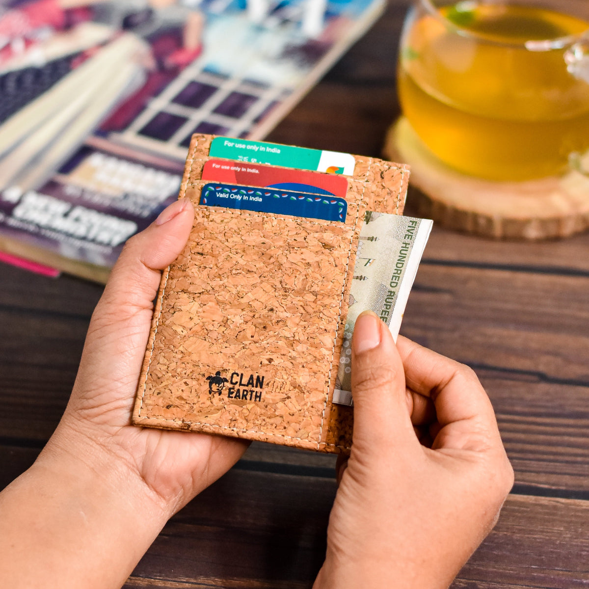 Dodo Cork Wallet - Unique Slim Wallet & Card Case for Men and Women ...