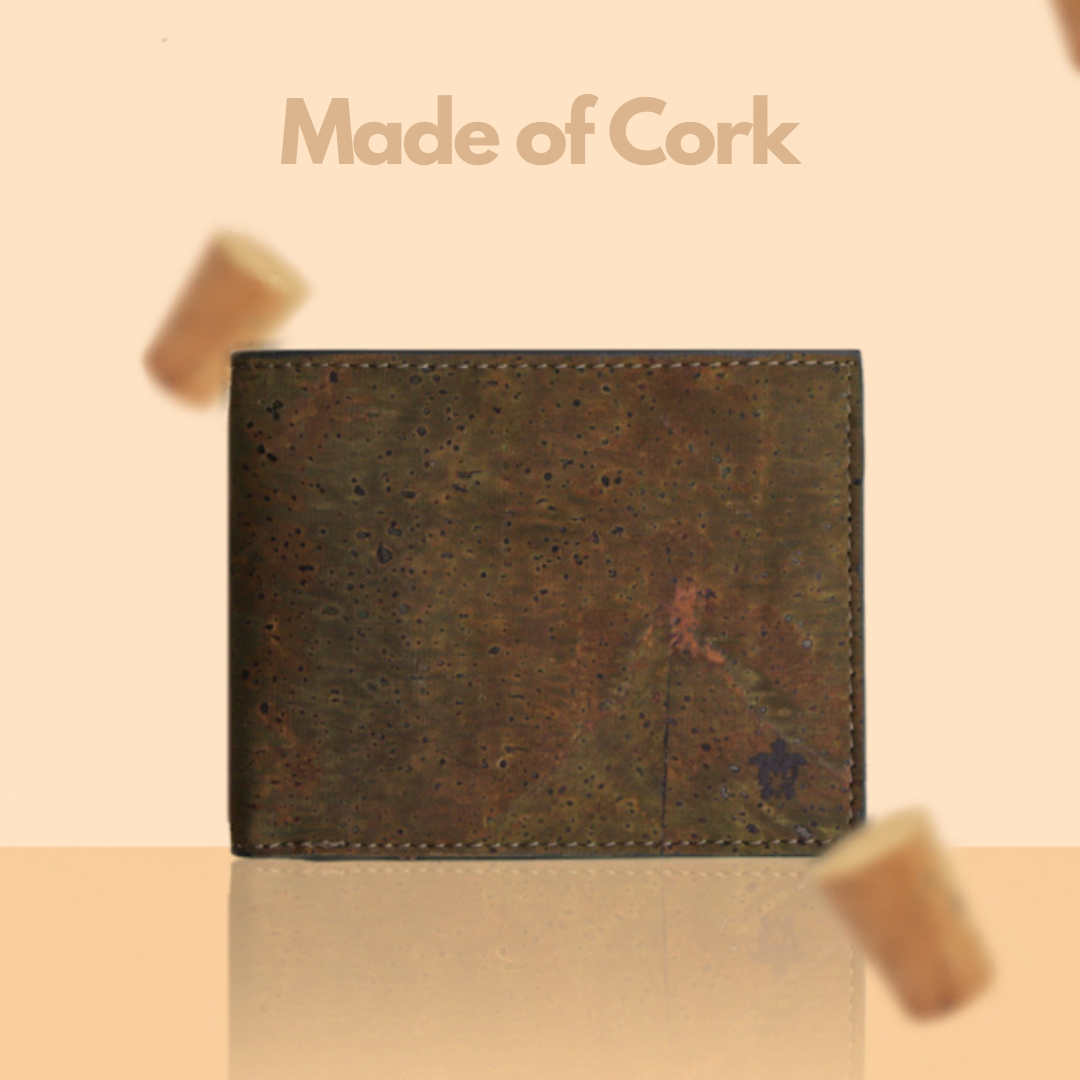Kakapo Cork Wallet - Crafted with cork in India – Clan Earth